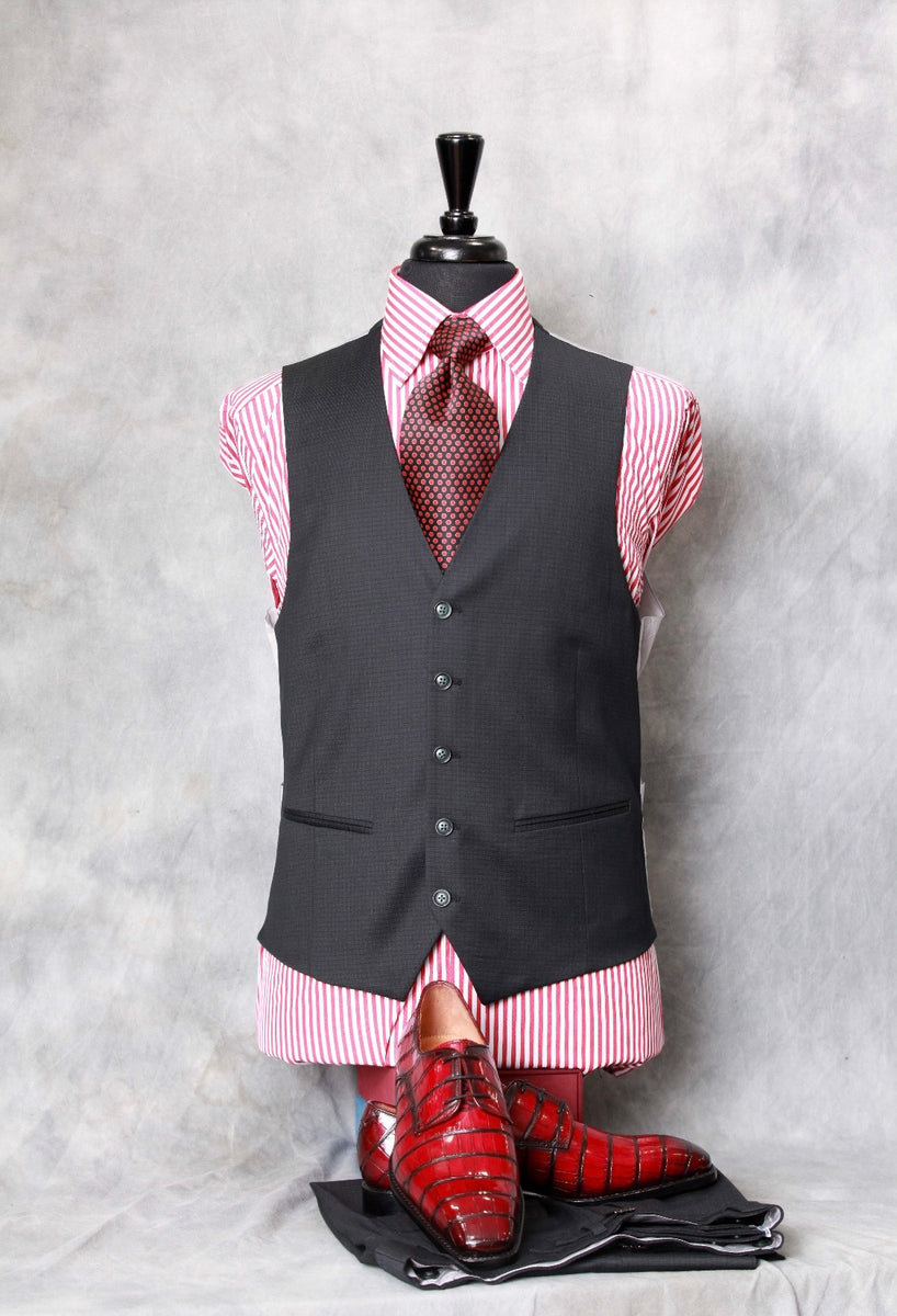 Black One Button Suit – Troy Allen Clothier