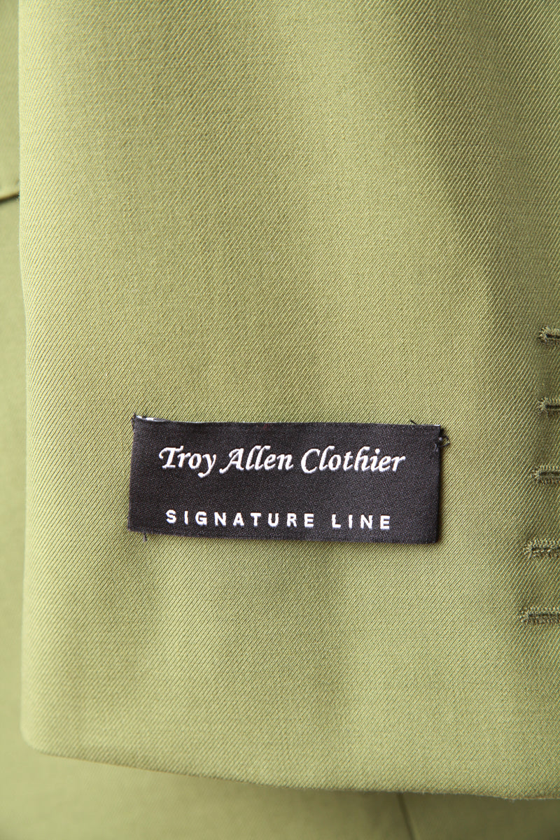 Celery Double Breasted Suit – Troy Allen Clothier