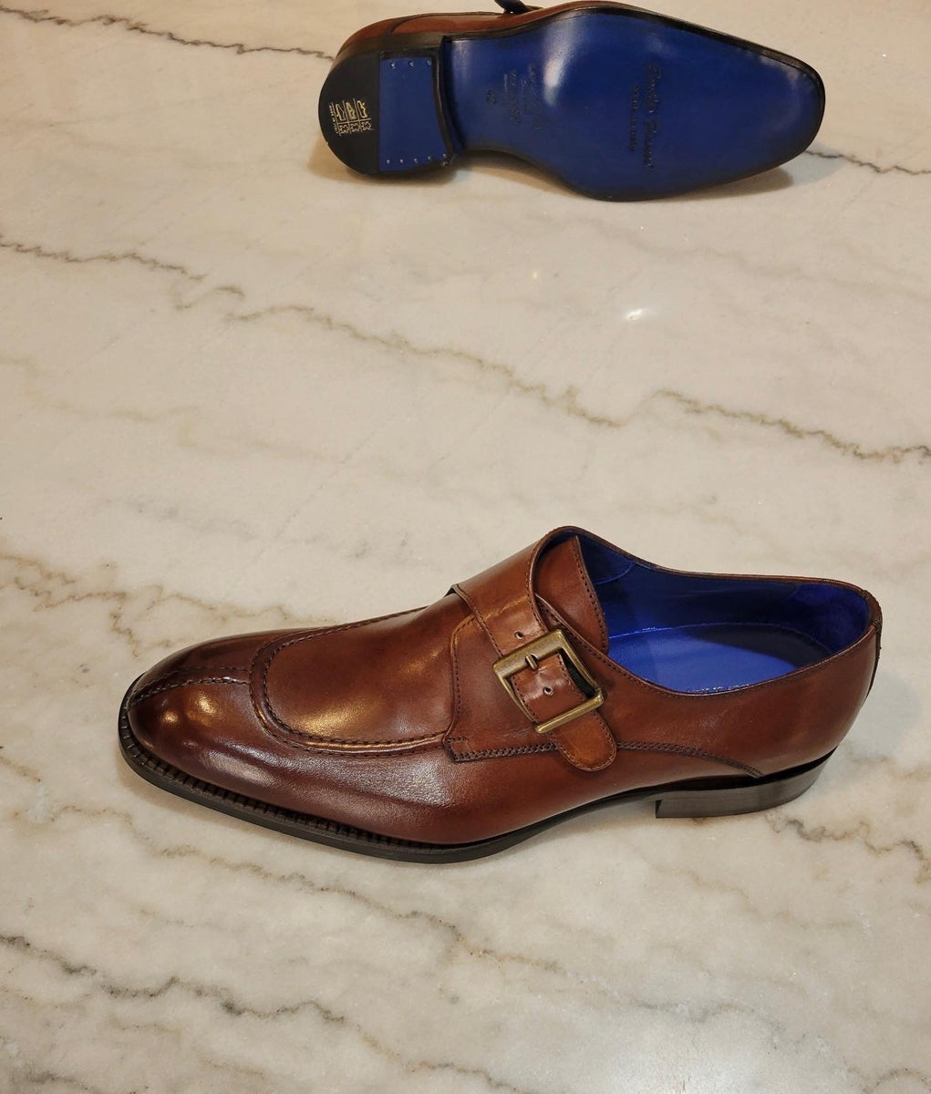 Emilio Franco Monk Strap Split Toe-Brown – Troy Allen Clothier